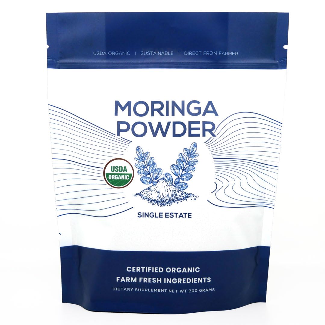 freshly ground moringa herbal supplement