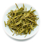 freshly harvested green tea leaves