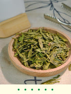 freshly harvested organic green tea