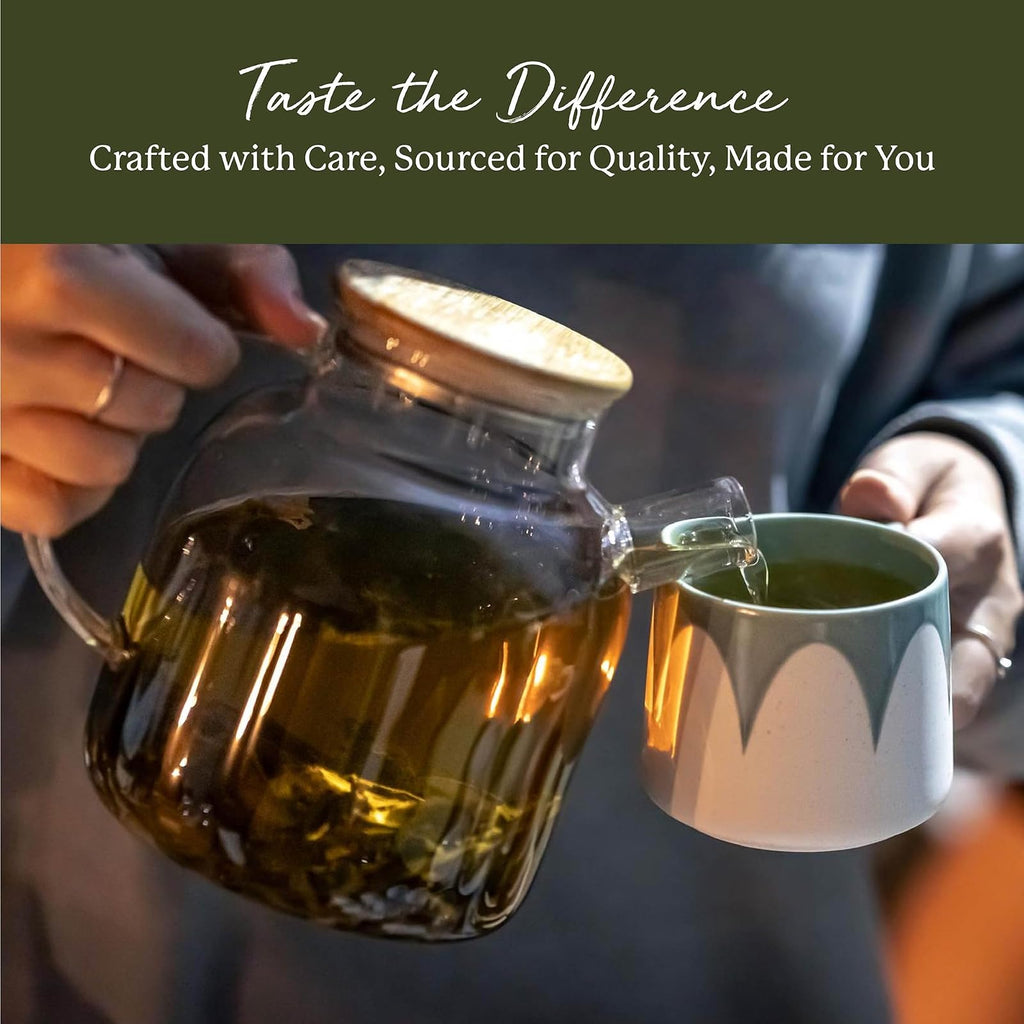 freshly sourced green tea leaves
