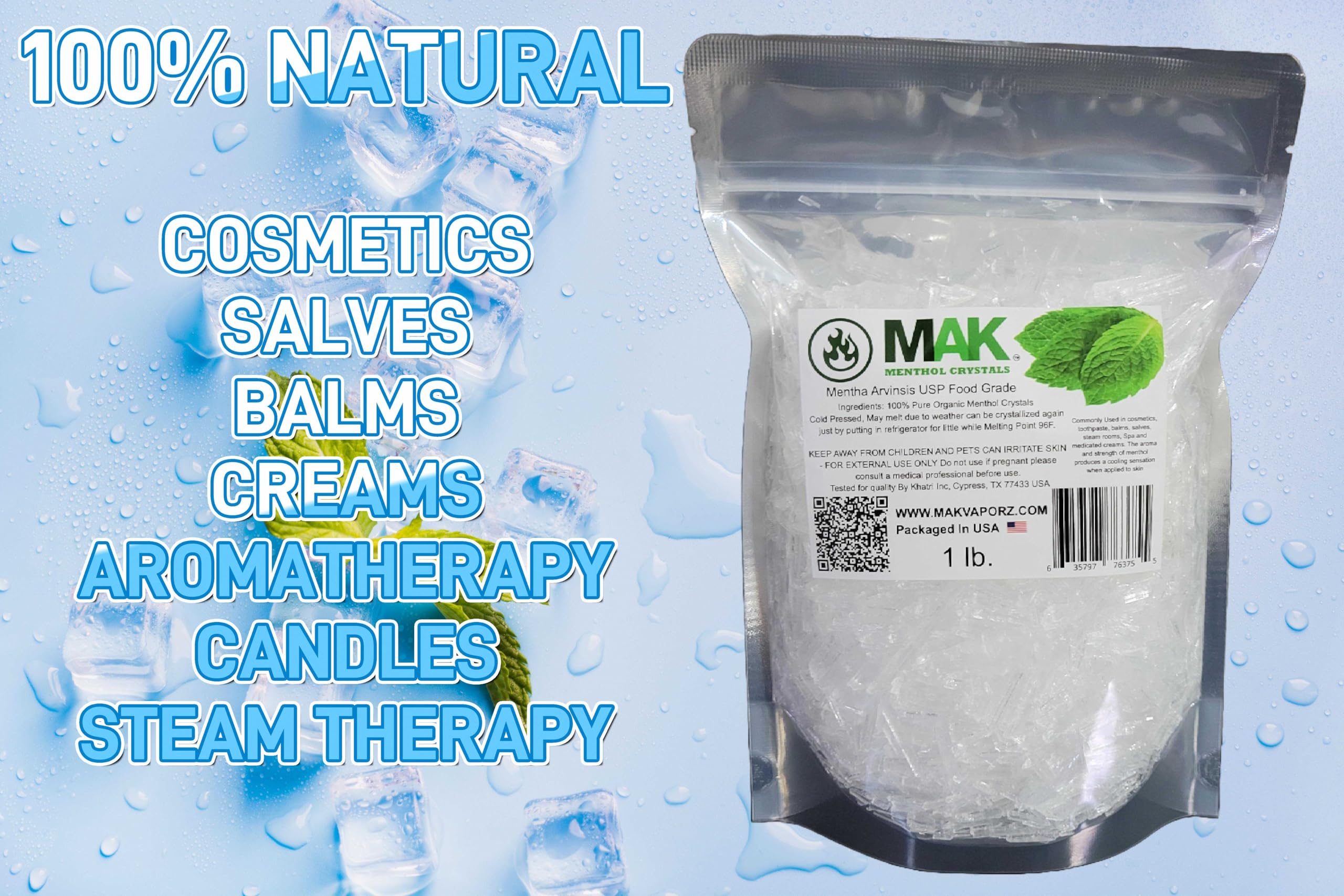 freshness resealable menthol bag