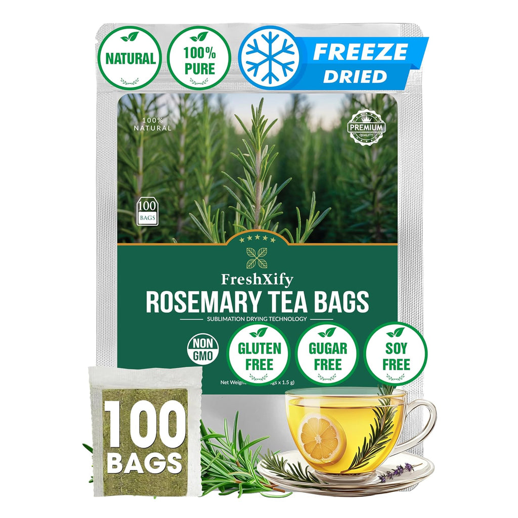 FreshXify rosemary herbal tea bags