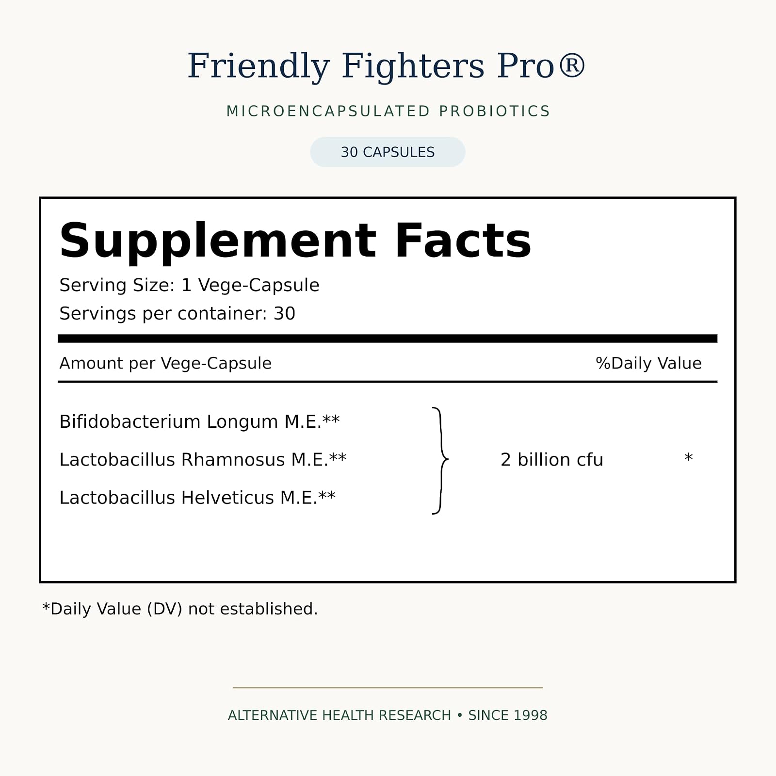Friendly Fighters Pro 30 count capsules