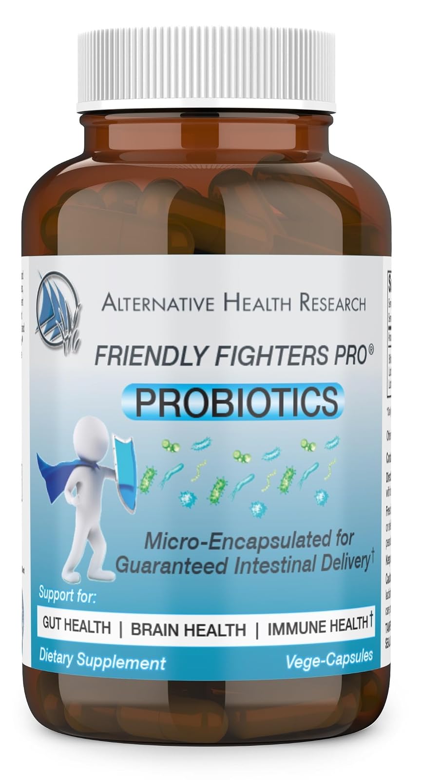 Friendly Fighters Pro probiotic capsules