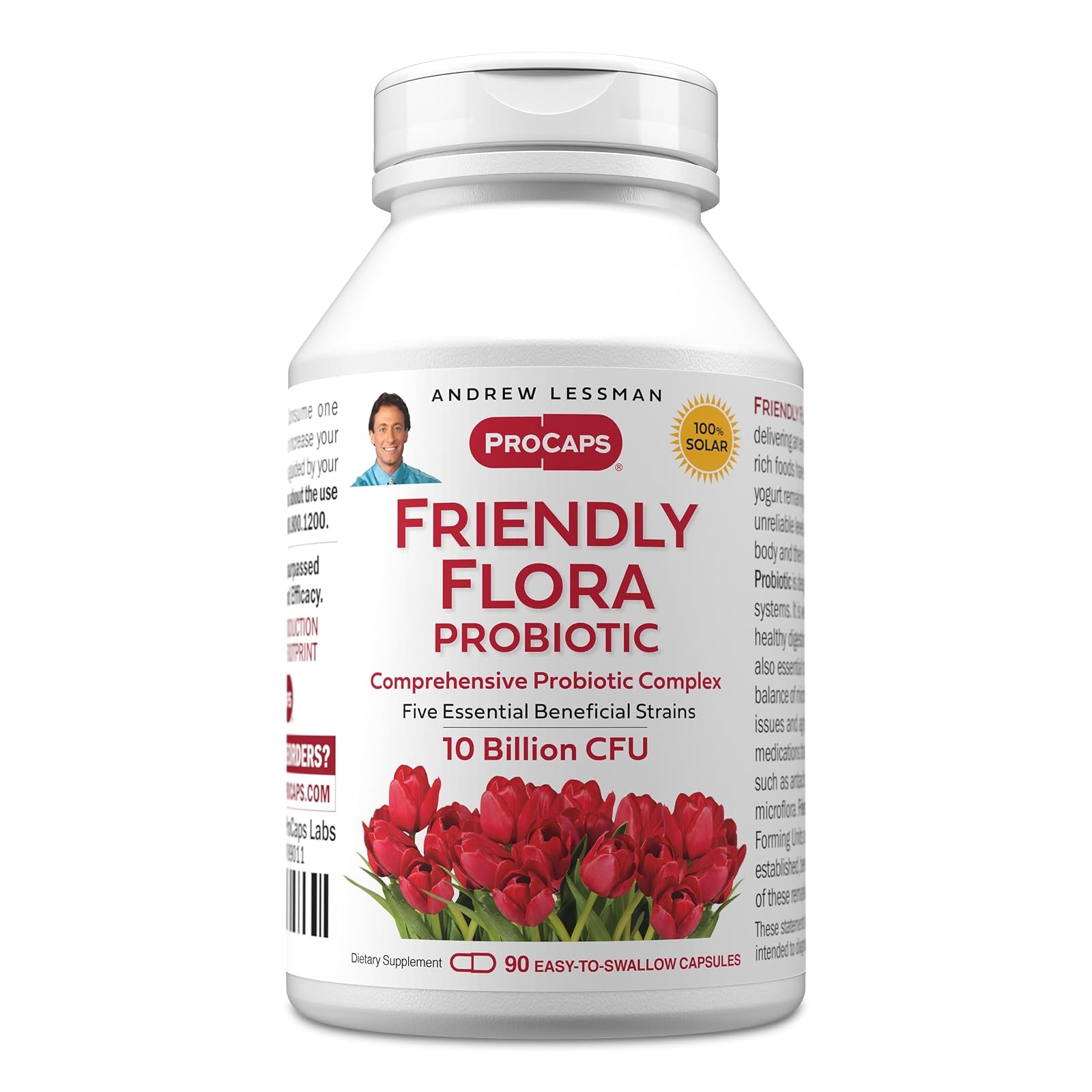 Friendly Flora Probiotic capsules for digestion