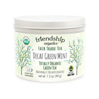 Friendship Organics decaf green mint tea bags