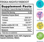 Friska nighttime formula for digestive wellness