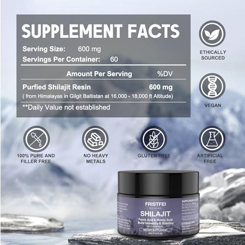 Fristfei organic Shilajit for immunity