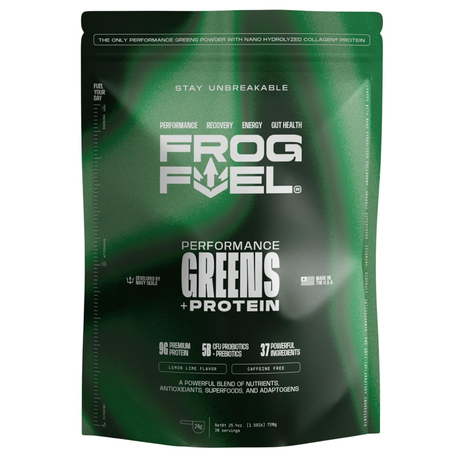 Frog Fuel greens powders for athletes