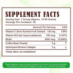 Fron collagen powder with coffee flavour