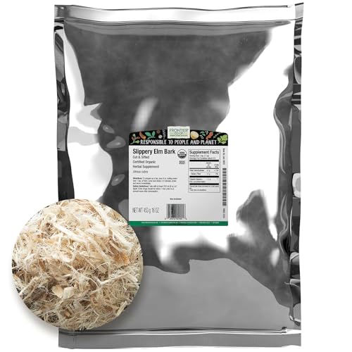 Frontier herbal tea slippery elm benefits