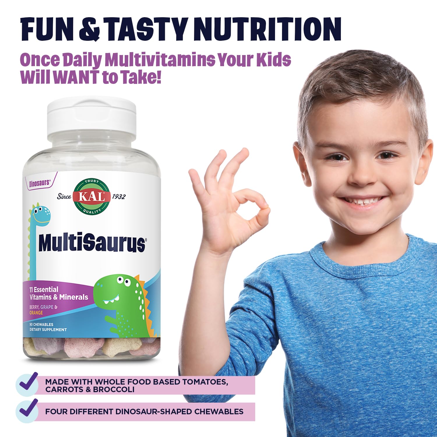 fructose free kids vitamin supplements
