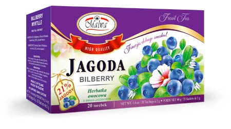 fruit and herbal tea selection
