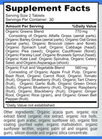 Fruit and Veggie greens for healthy digestion