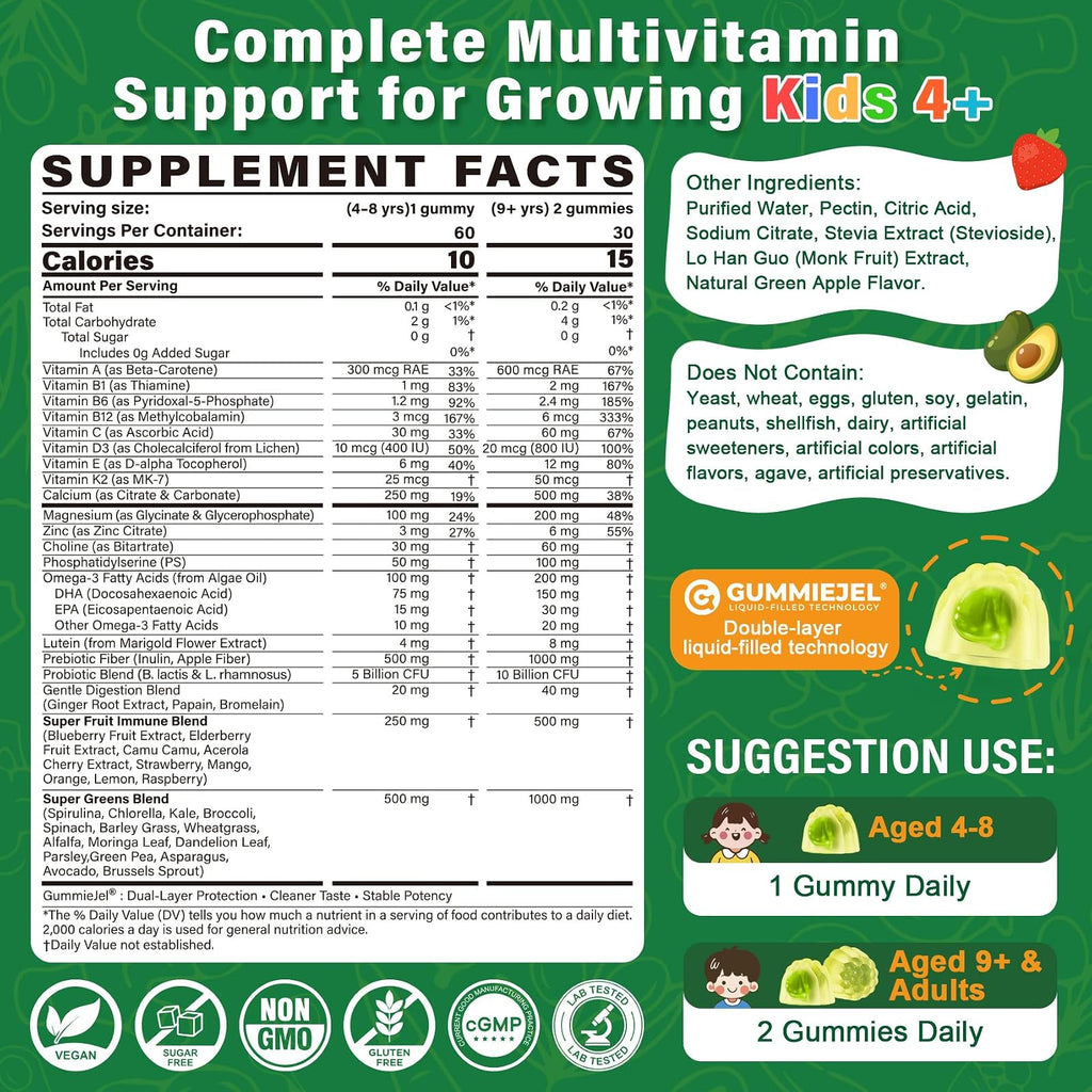 fruit and veggie gummy vitamins