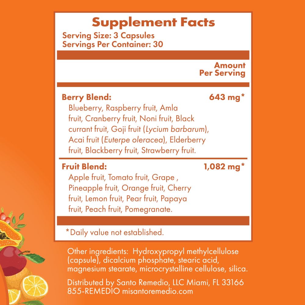 fruit-based dietary supplement formula