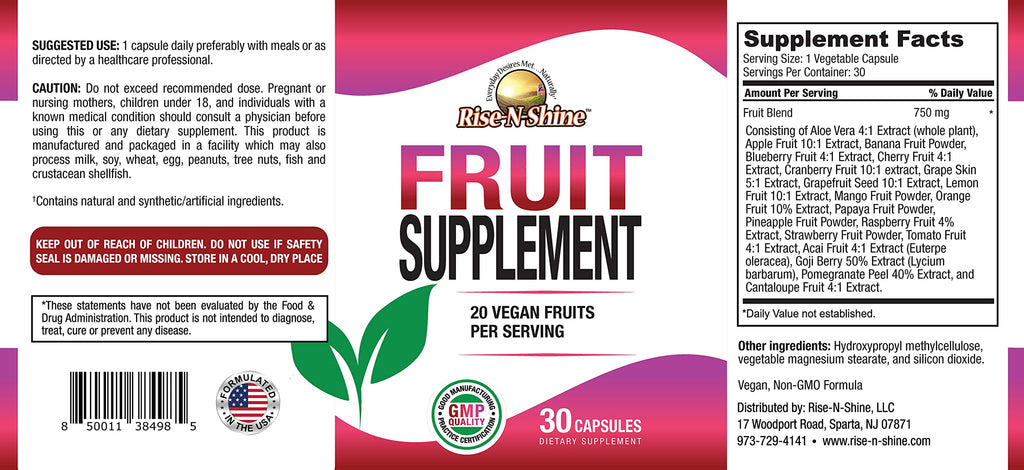 fruit blend energy vitamins for women