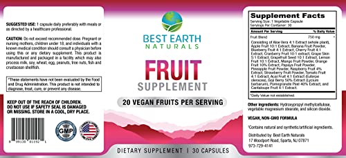 fruit blend supplement for vitality