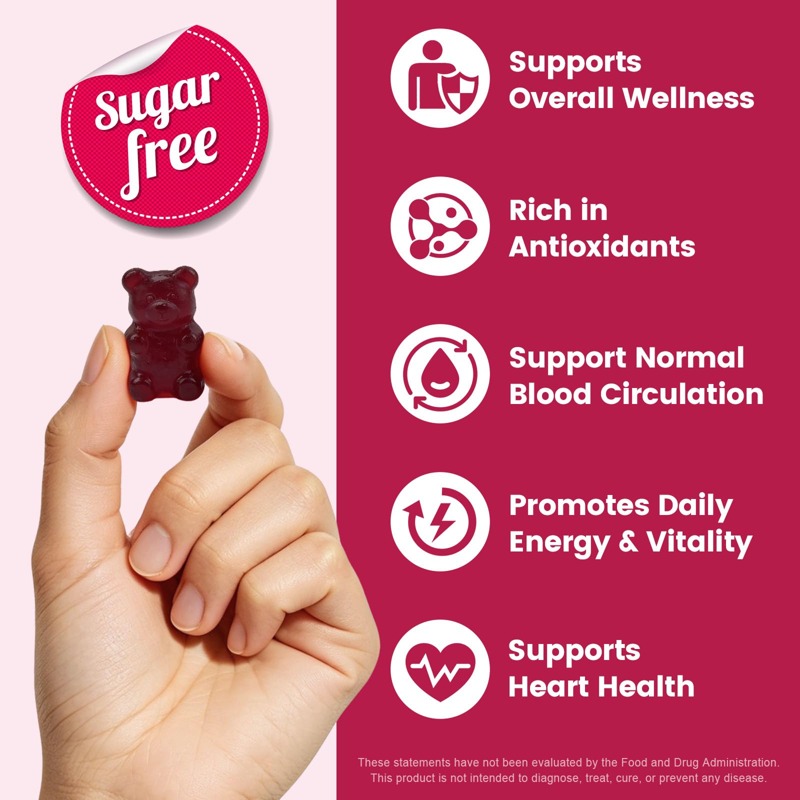 Fruit extract gummies for daily wellness