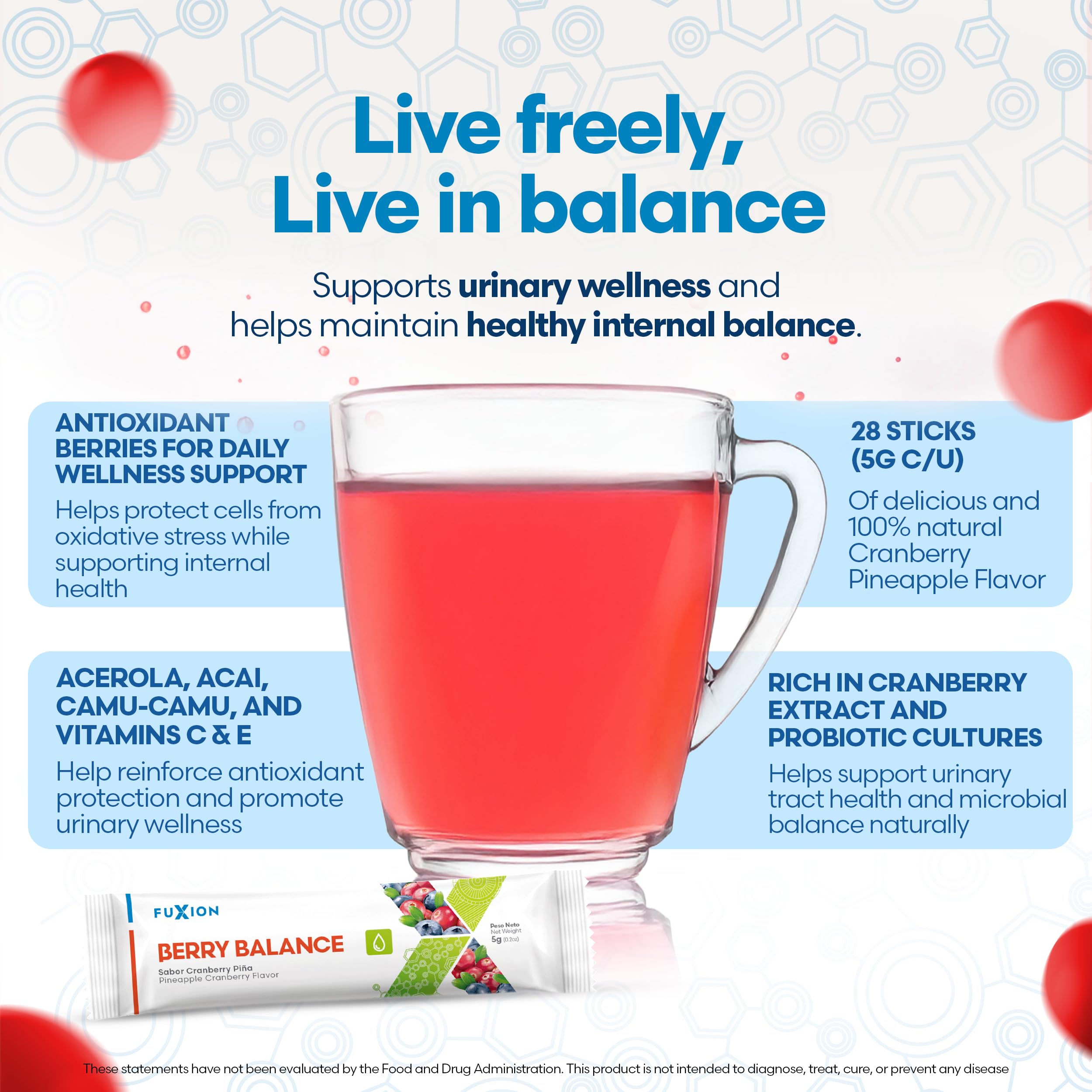 fruit extracts for urinary tract support