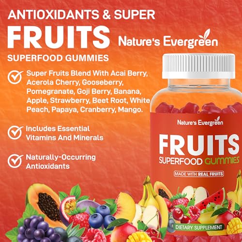 fruit-flavoured blended vitamin supplements