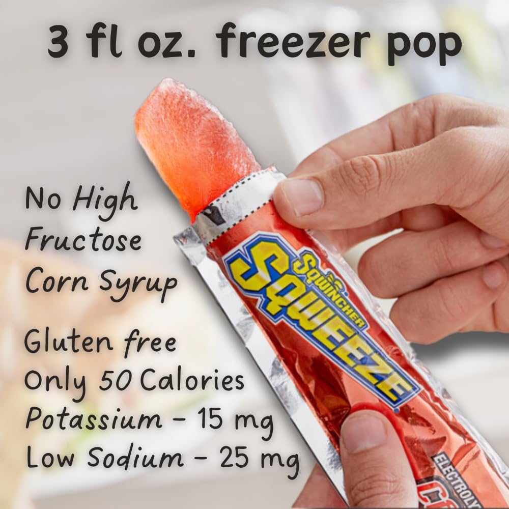 fruit-flavoured freeze pops for athletes
