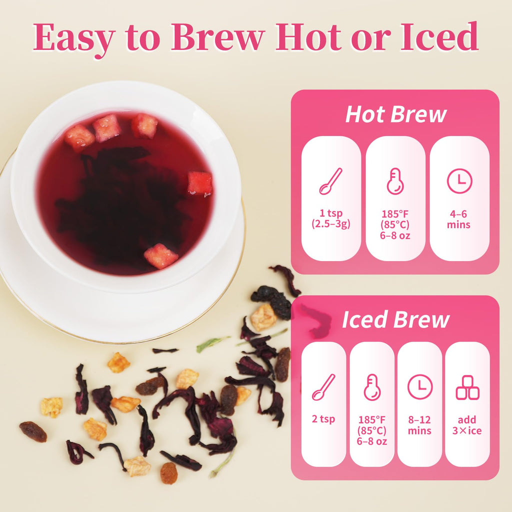 fruit-flavoured herbal tea experience