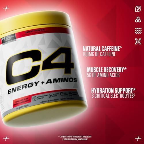 Fruit punch amino acids energy boost