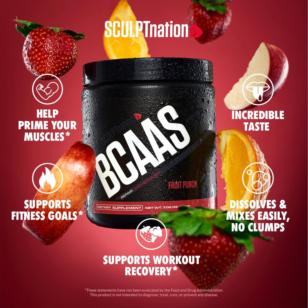 Fruit Punch BCAA for muscle recovery