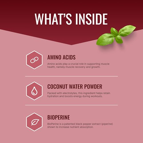 Fruit punch BCAA powder for workouts
