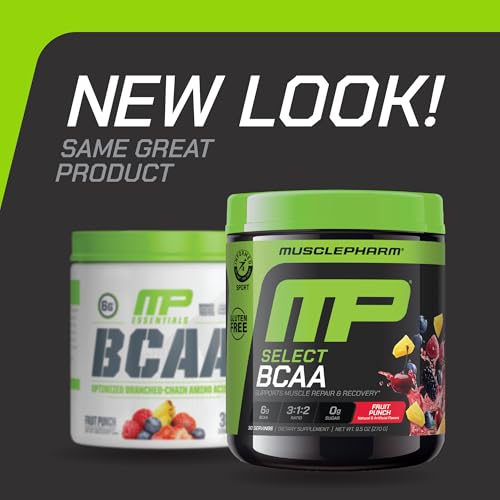 Fruit punch BCAA powder supplement