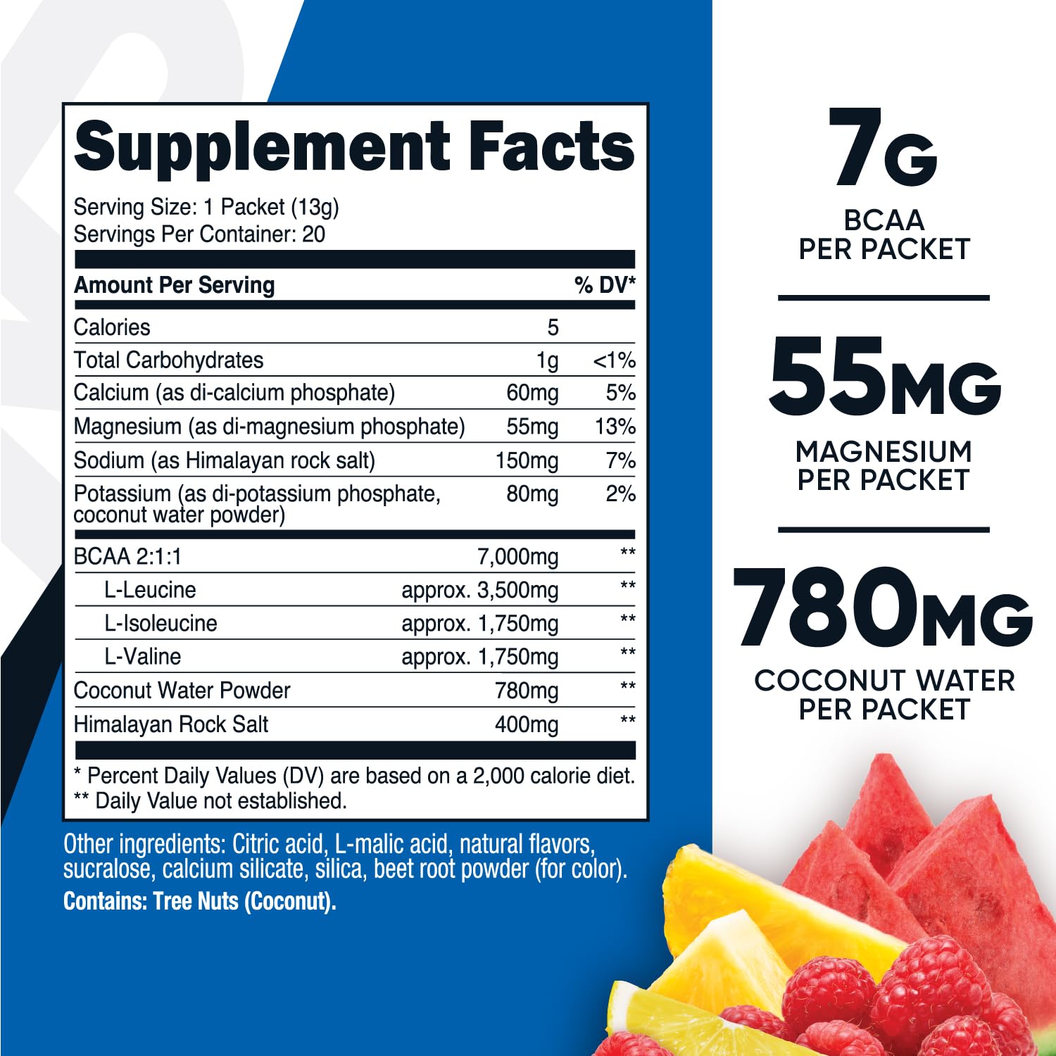 fruit punch BCAA stickpacks for workouts