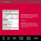 Fruit punch BCAA supplement