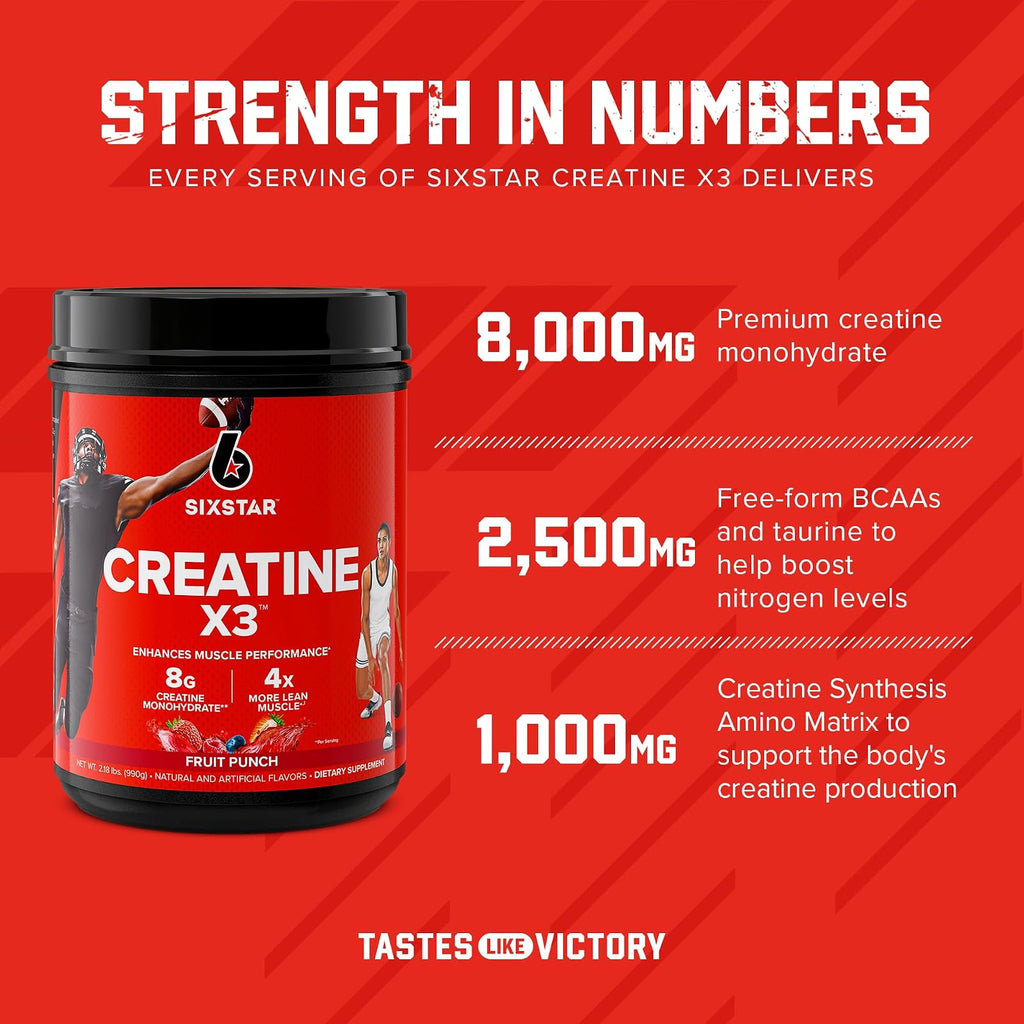 Fruit punch creatine for energy