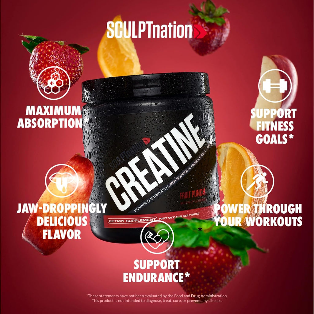 Fruit punch creatine for energy