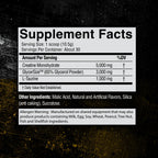 Fruit punch creatine monohydrate supplement