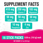 Fruit punch electrolyte drink mix