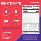 fruit punch electrolyte powder for hydration