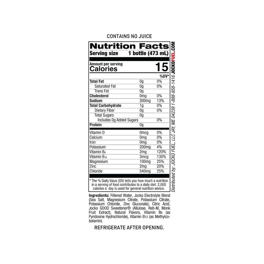 Fruit punch electrolyte powder for workouts