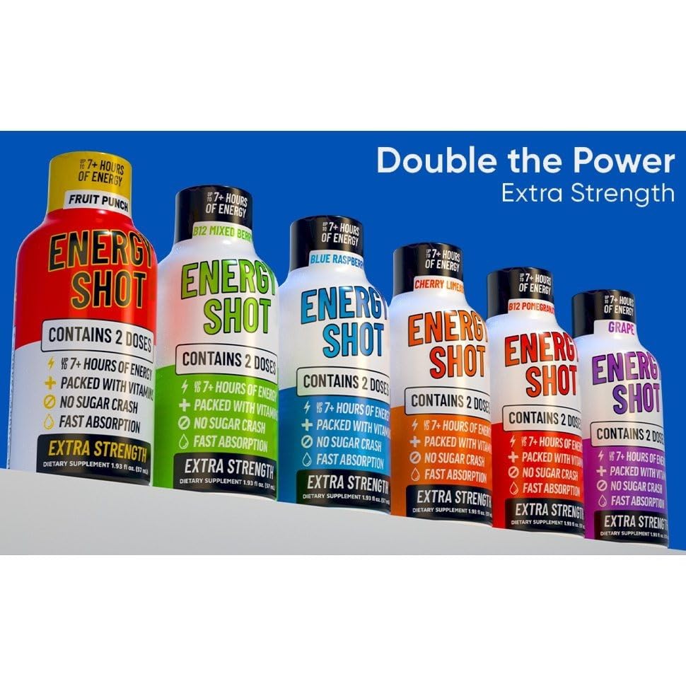Fruit Punch energy shot for recovery