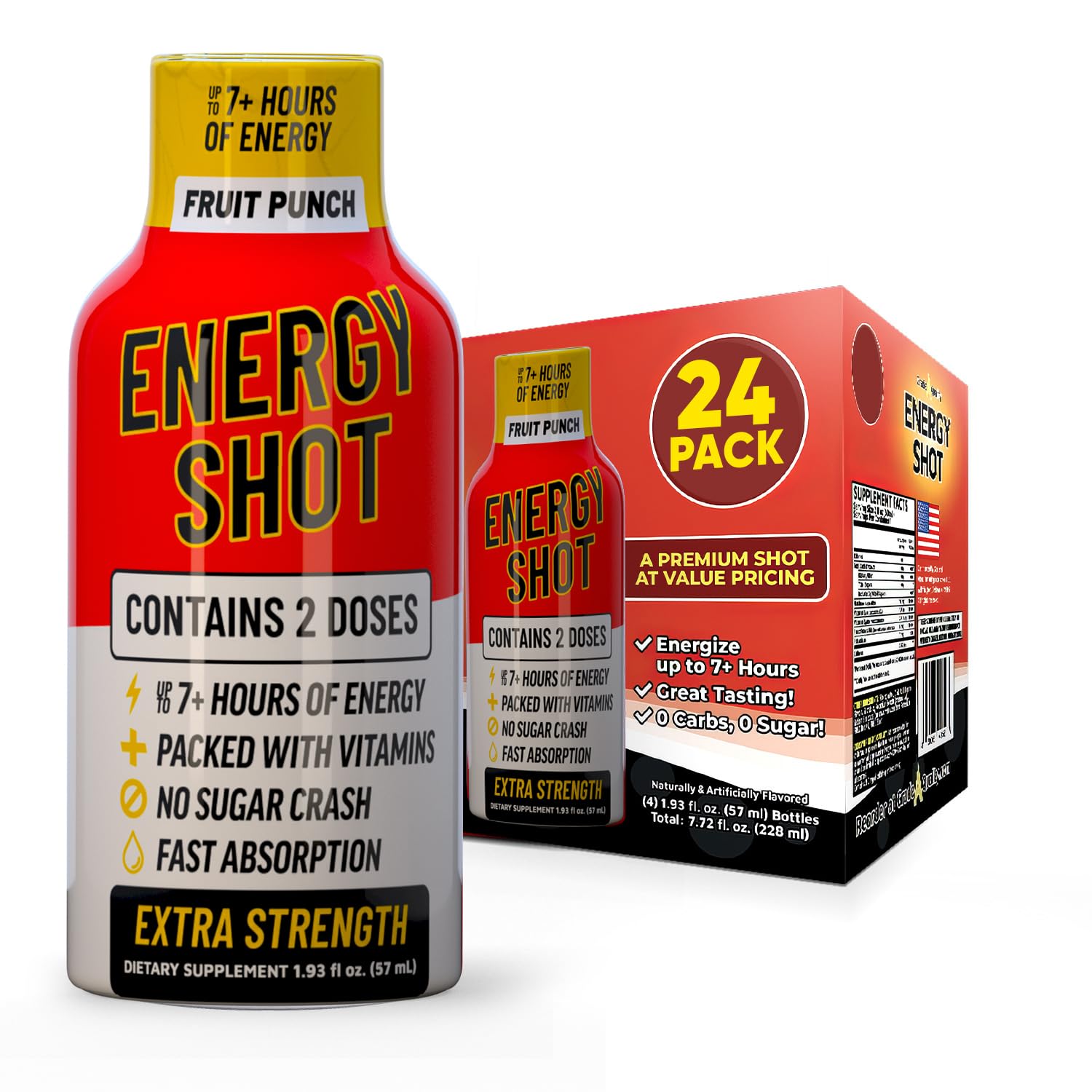 Fruit Punch energy shot for vitality