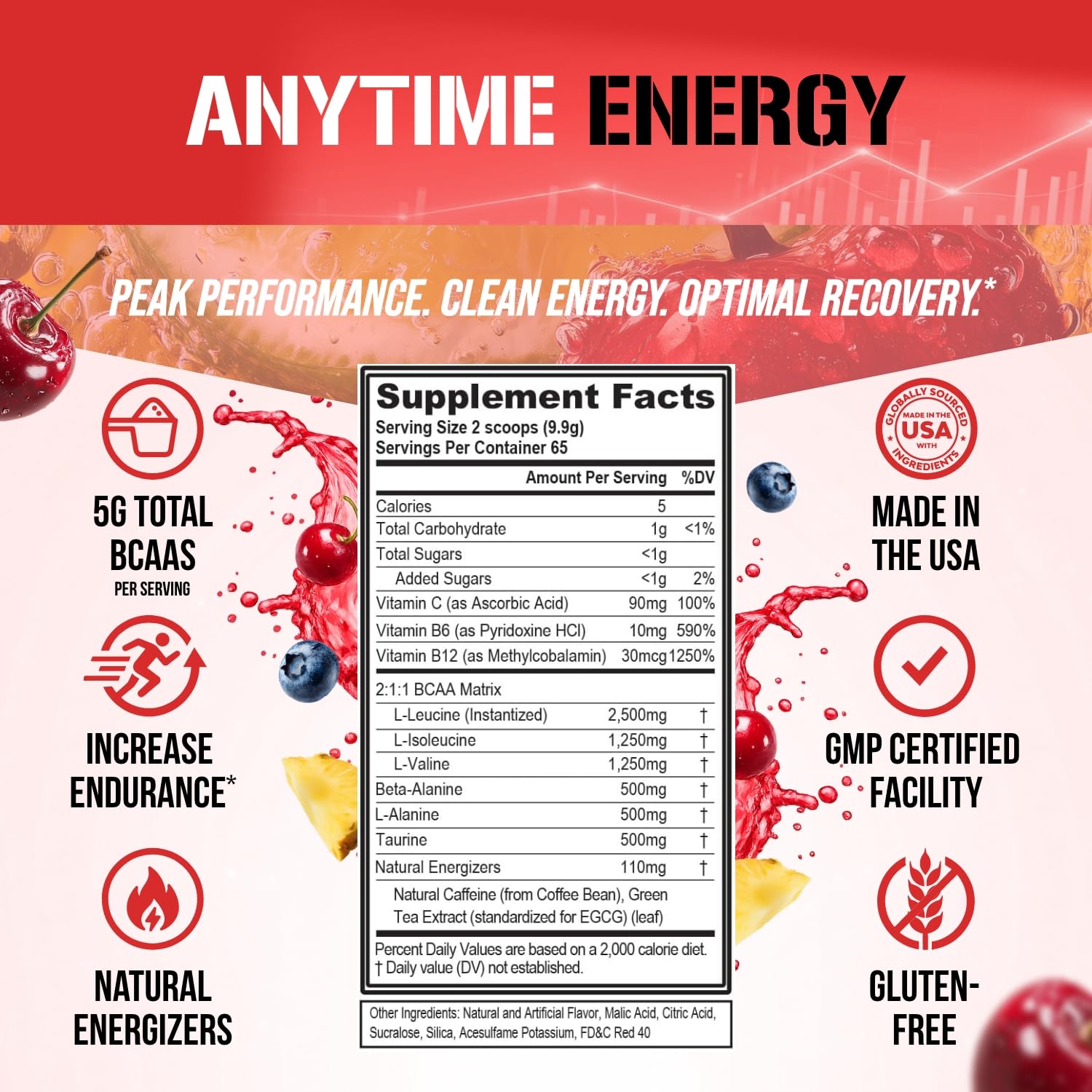 fruit punch flavour amino acids