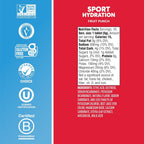 Fruit punch flavour electrolyte tablets