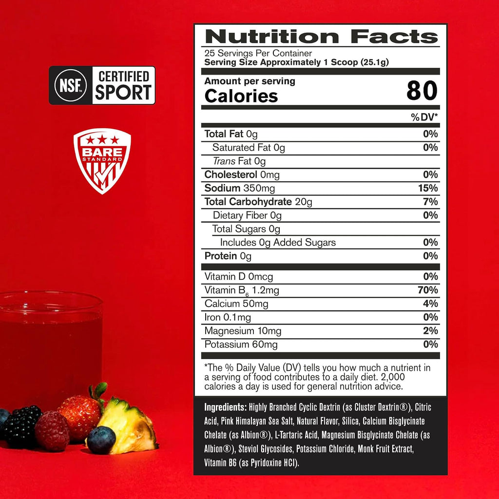 Fruit Punch flavour greens powder