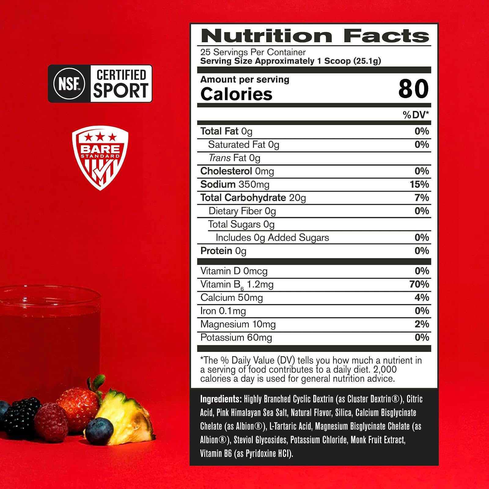 Fruit Punch flavour greens powder