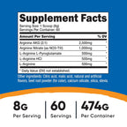 Fruit punch flavour L-Arginine complex
