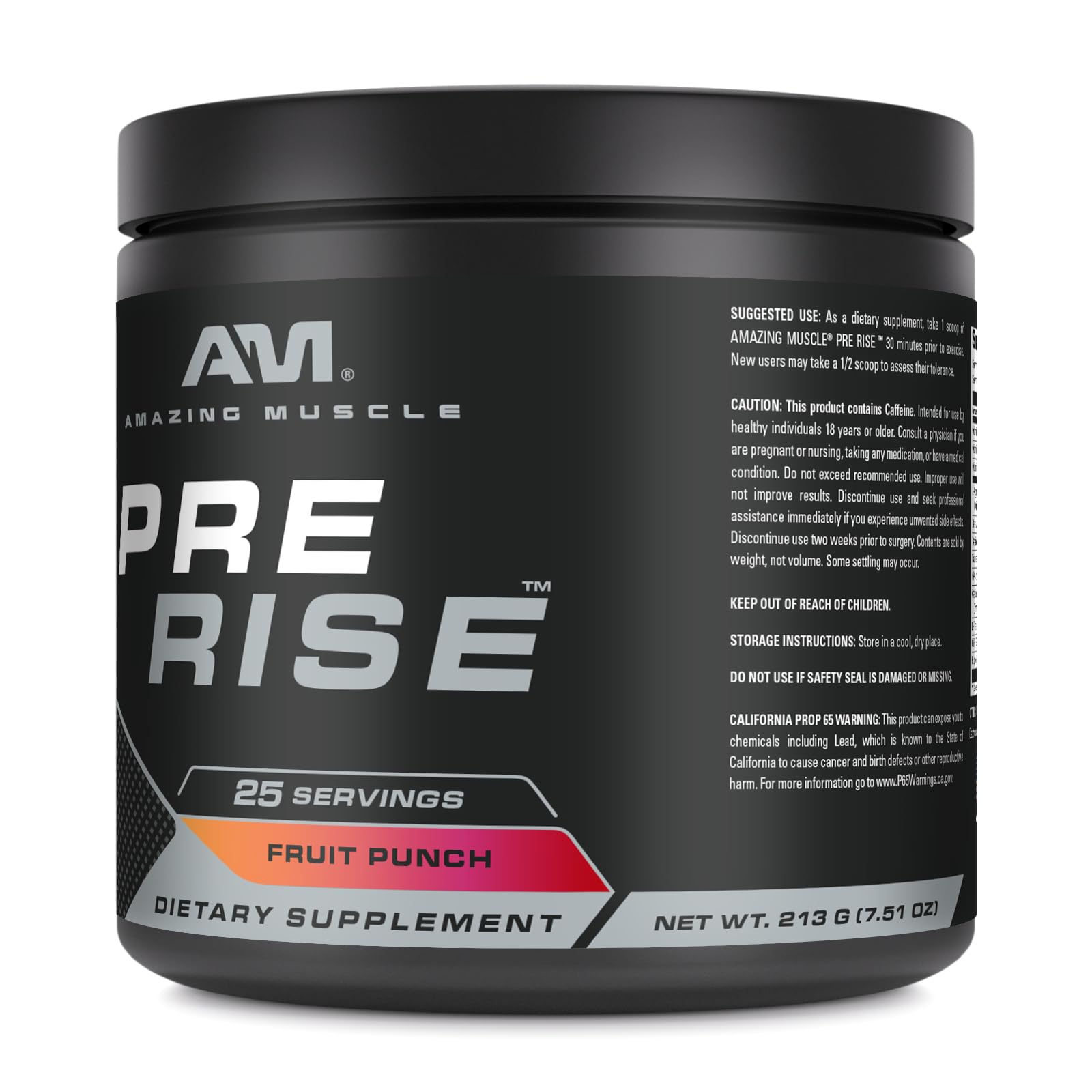 fruit punch flavour pre-workout boost