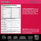 fruit punch flavour pre-workout energy boost