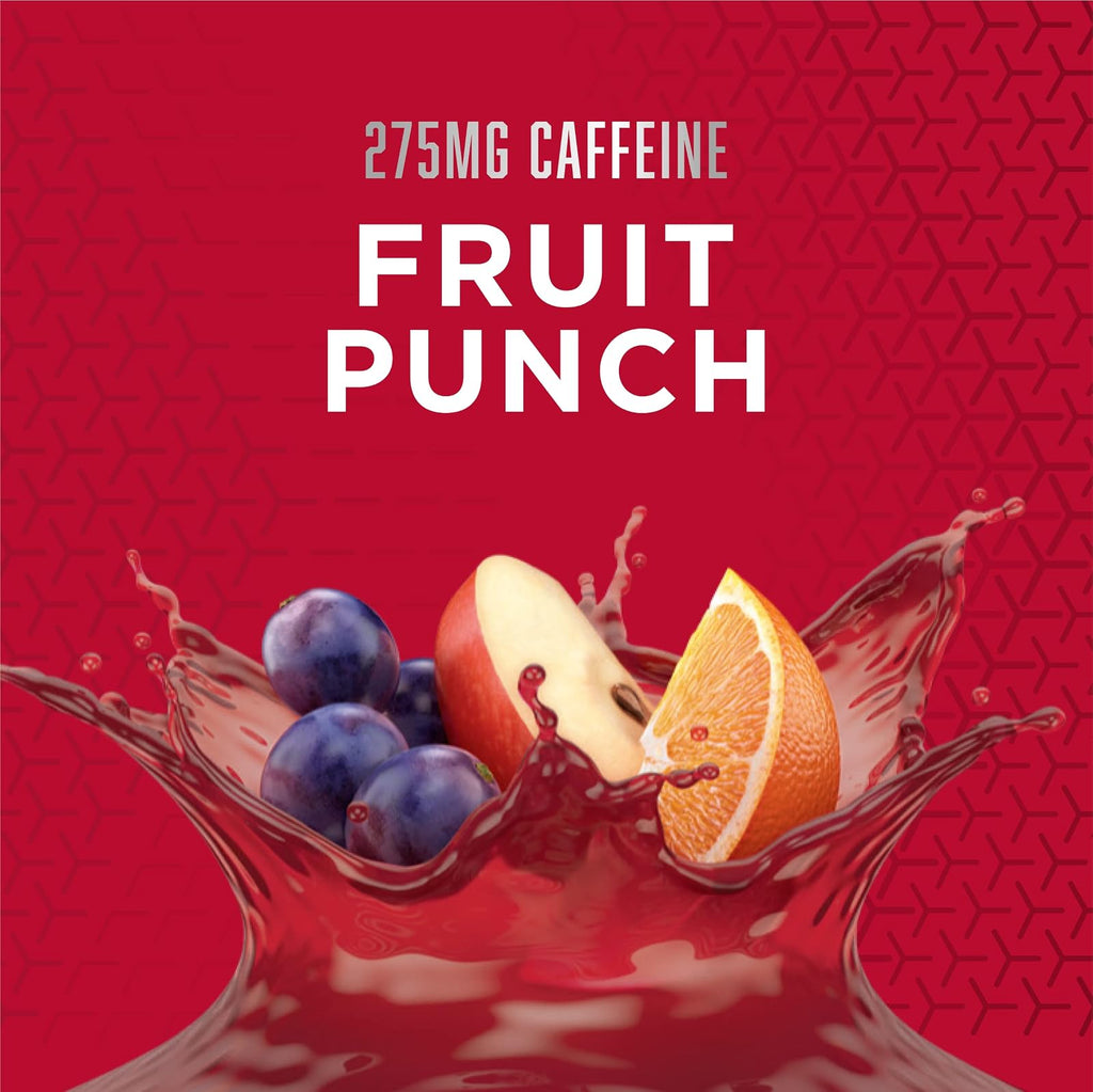 fruit punch flavour pre-workout mix