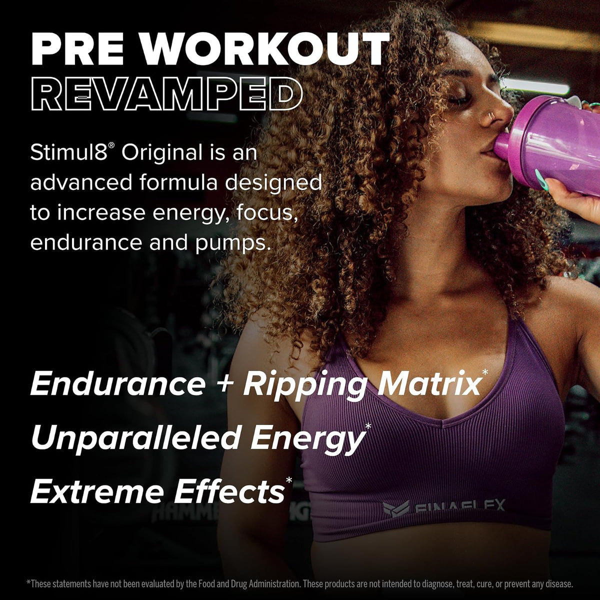 fruit punch flavour pre-workout supplement